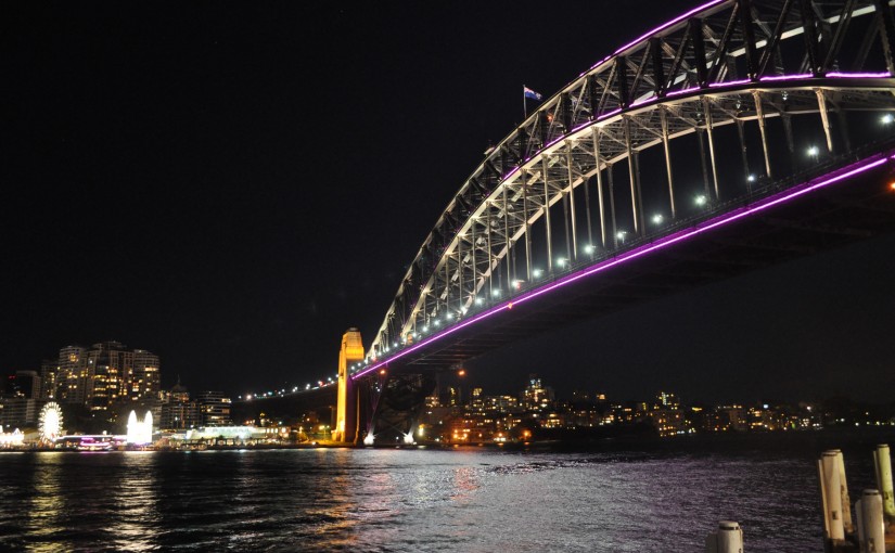 vivid festival – Sea Sydney Harbour: on a boat!